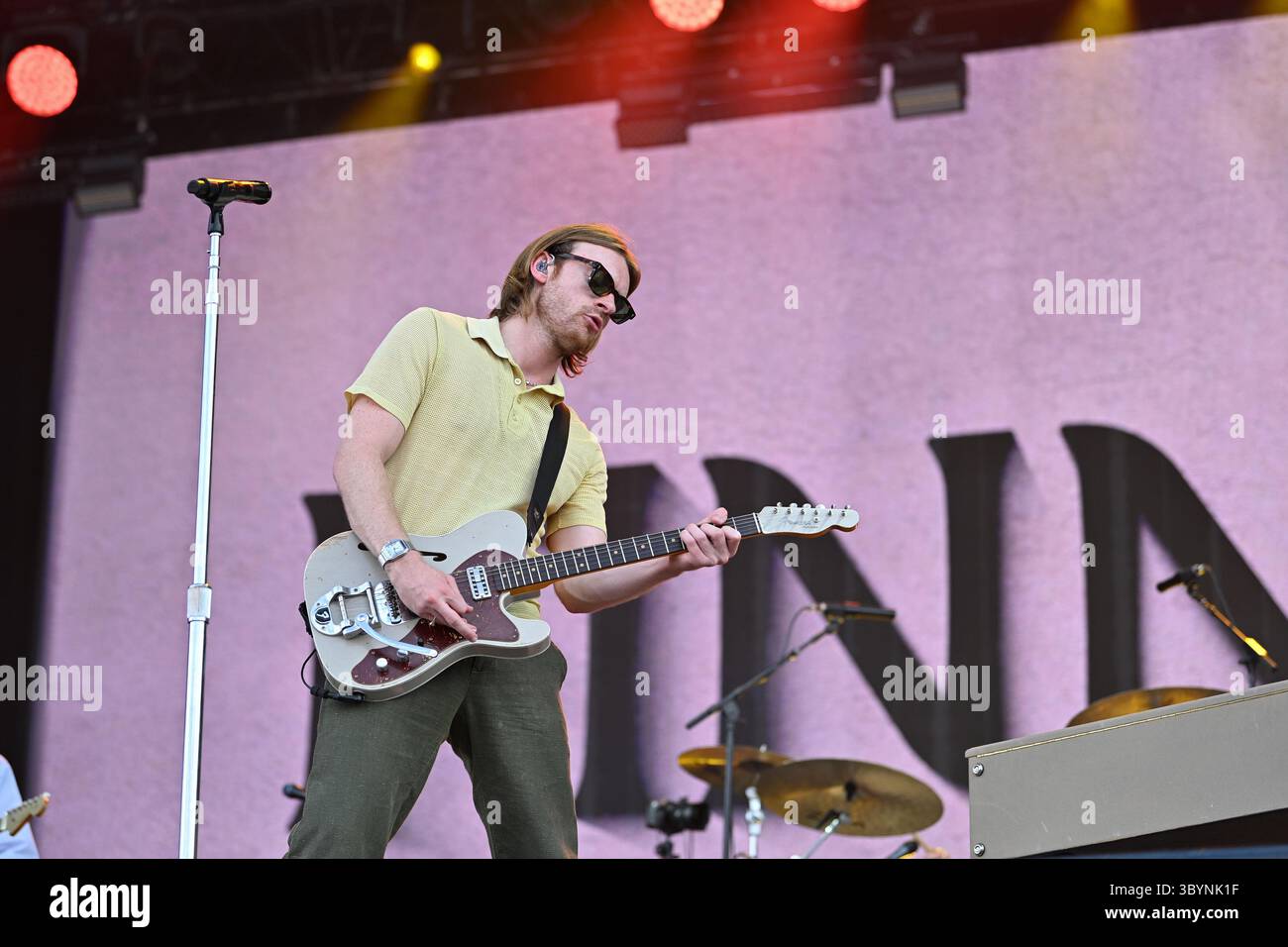 Finneas O'Connell performs during the Lollapalooza 2025, Festival in ...