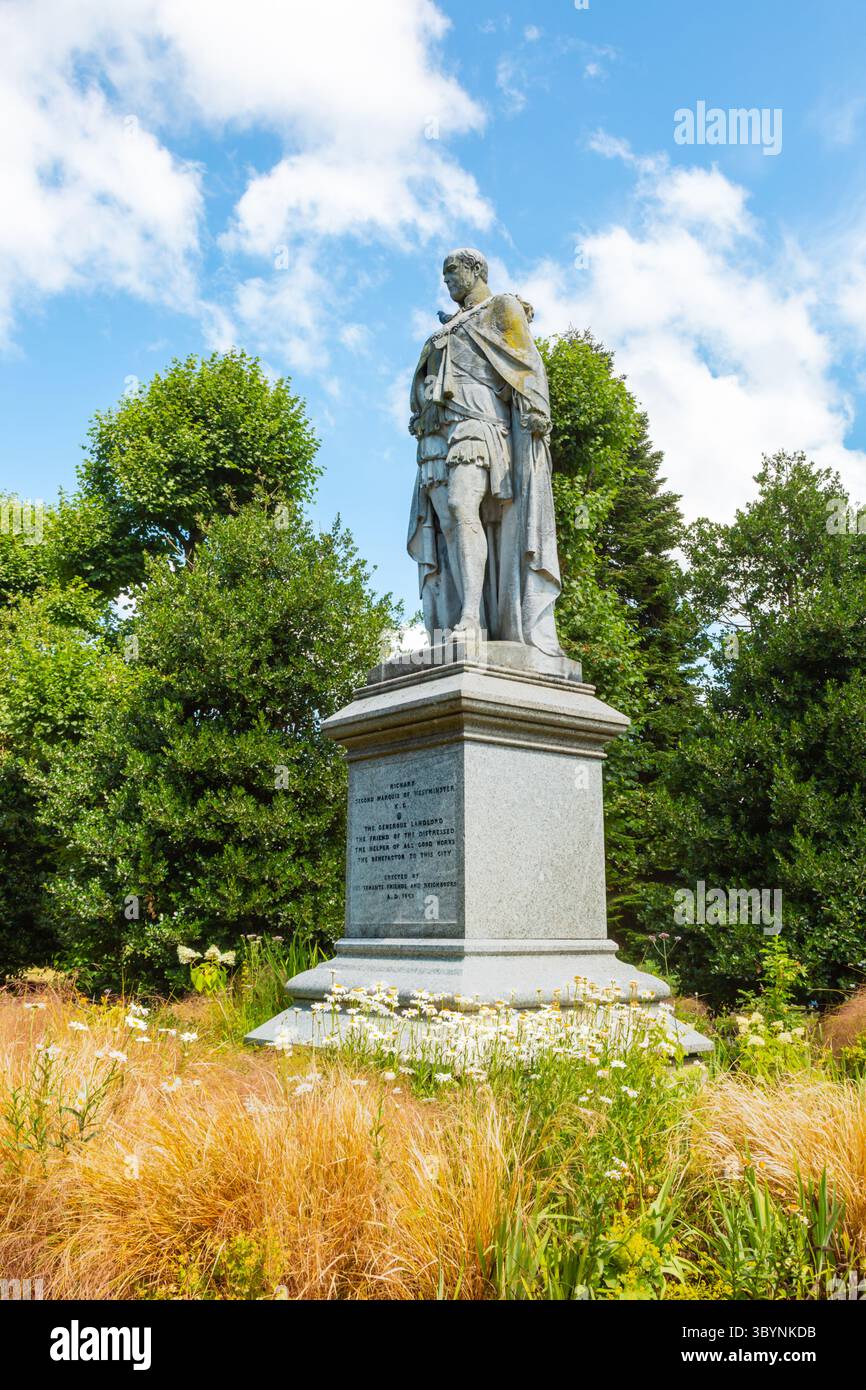 Statue of Richard Grosvenor, Second Marquess of Westminster, Chester ...