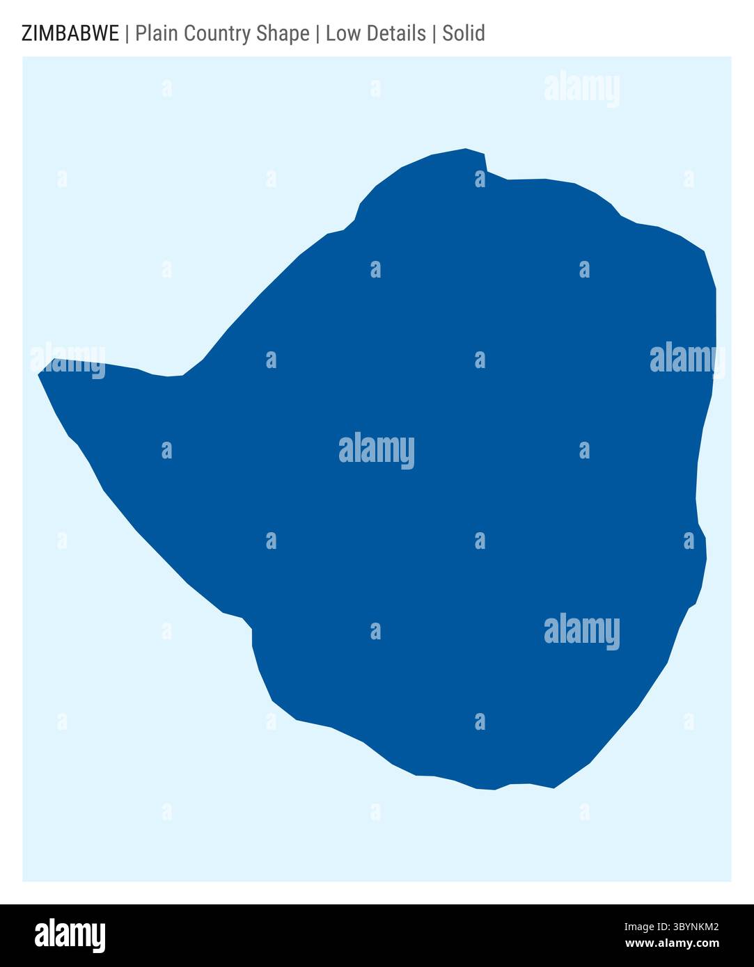 Zimbabwe map solid border pattern hi-res stock photography and images ...