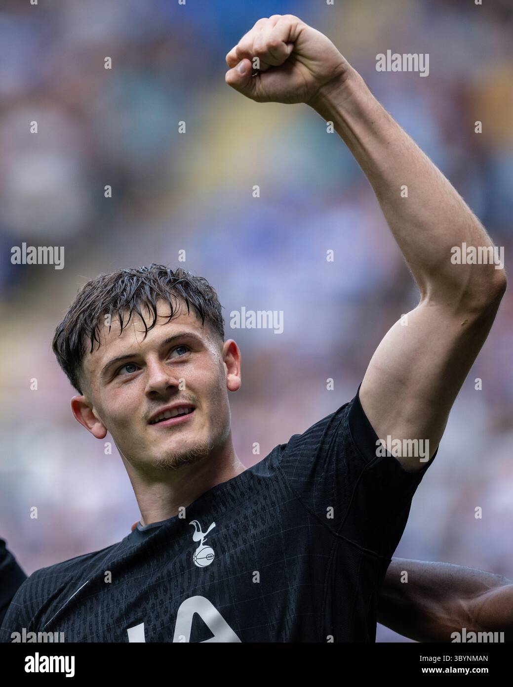 19 July 2025: Will Lankshear of Tottenham Hotspur goal celebration ...