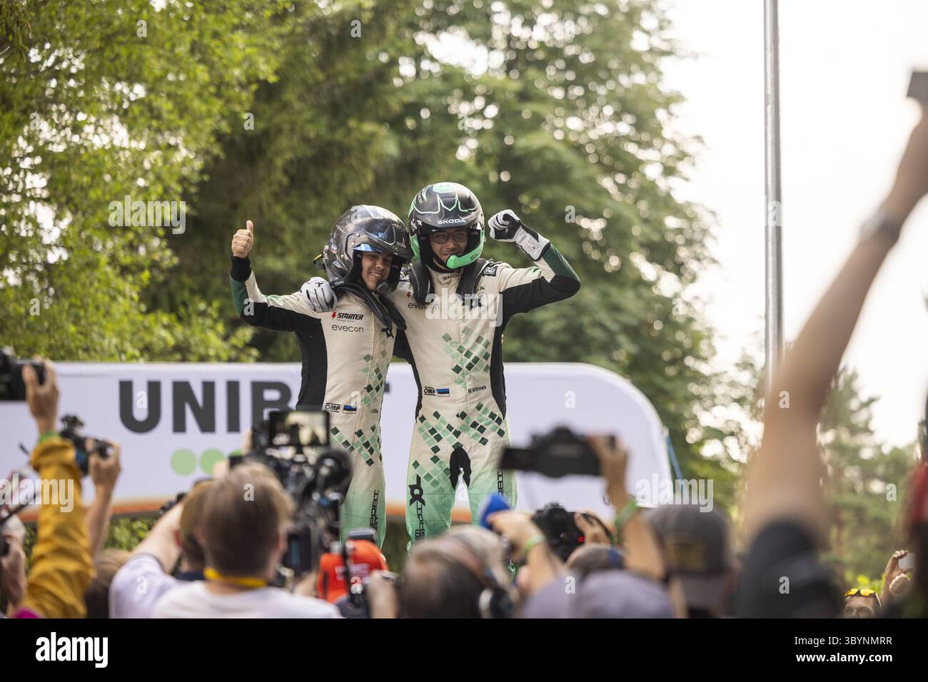 VIRVES Robert, Skoda Fabia RS Rally2, portrait during the 2025 Rally ...