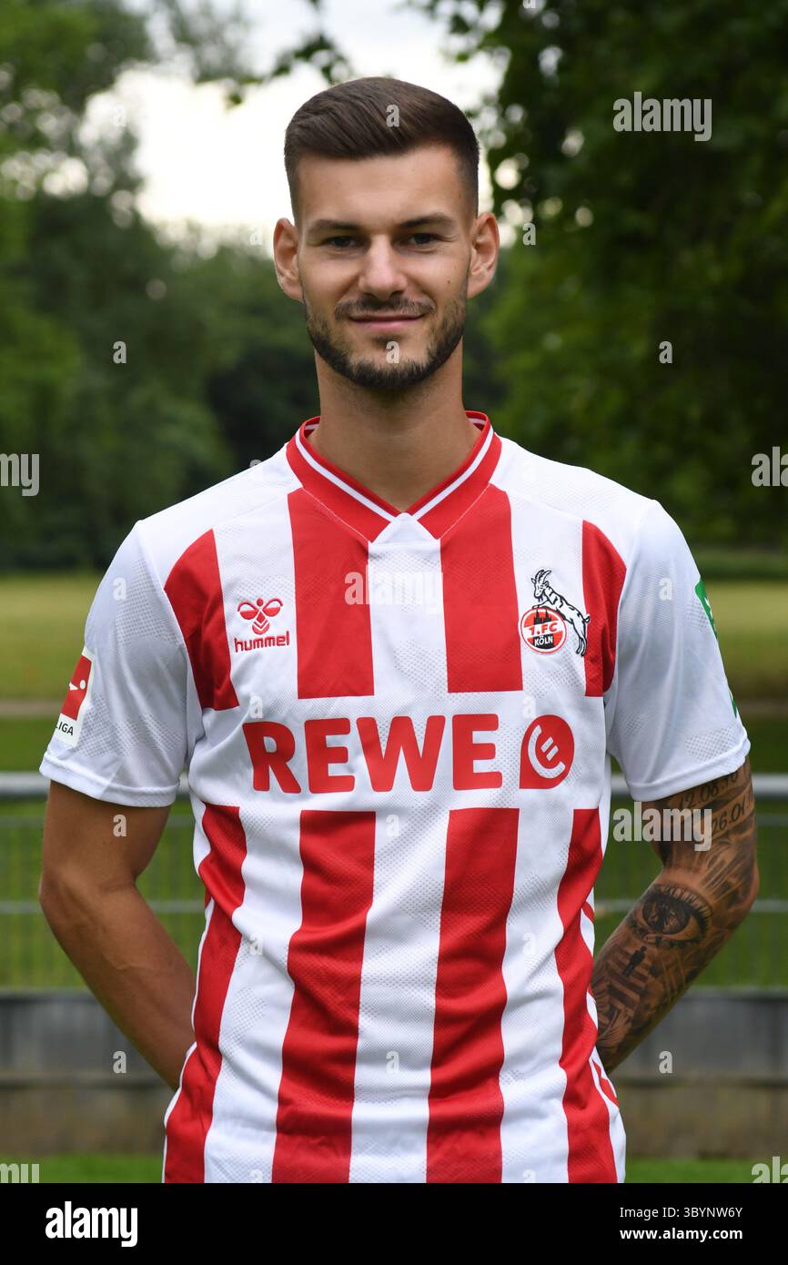 Tom Krauss ( 1 FC Koeln ). GER, Fussball, Bundesliga, 1 FC Koeln Teampraesentation Saison 2025/ ...