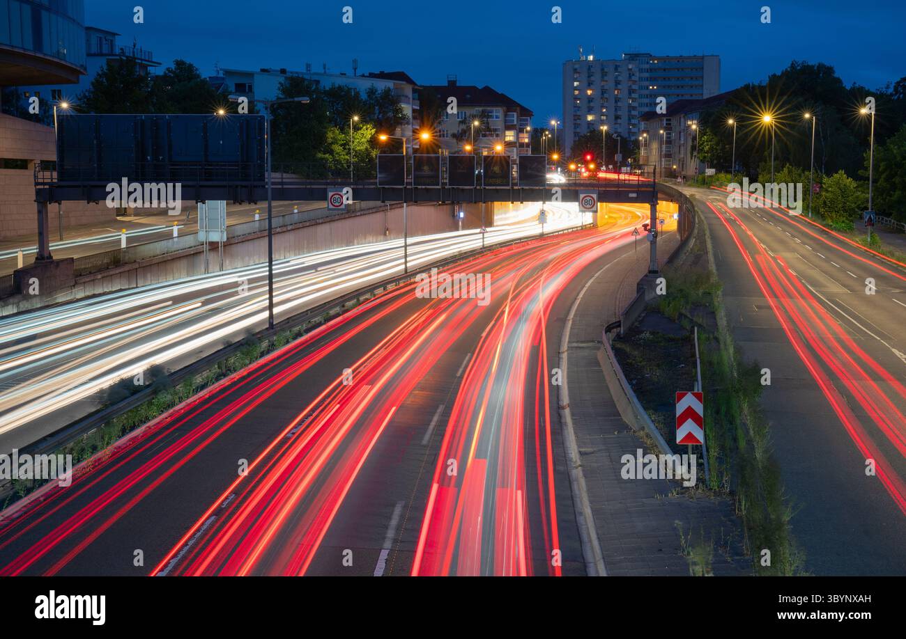 Berlin, Germany. 24th June, 2025. Cars driving on highway 100, also ...