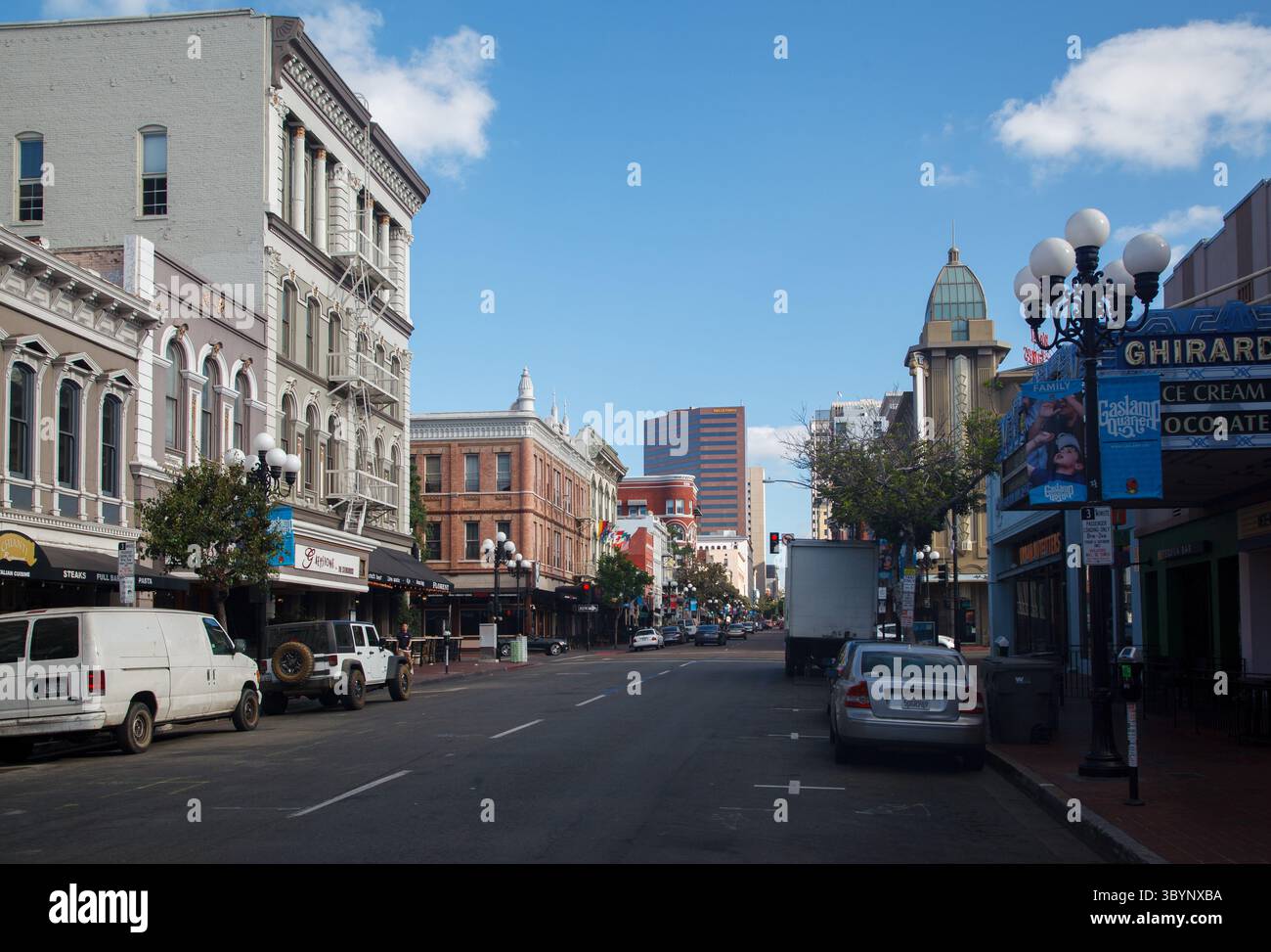 A Beautiful facade of a typical Historical building on a corner of ...