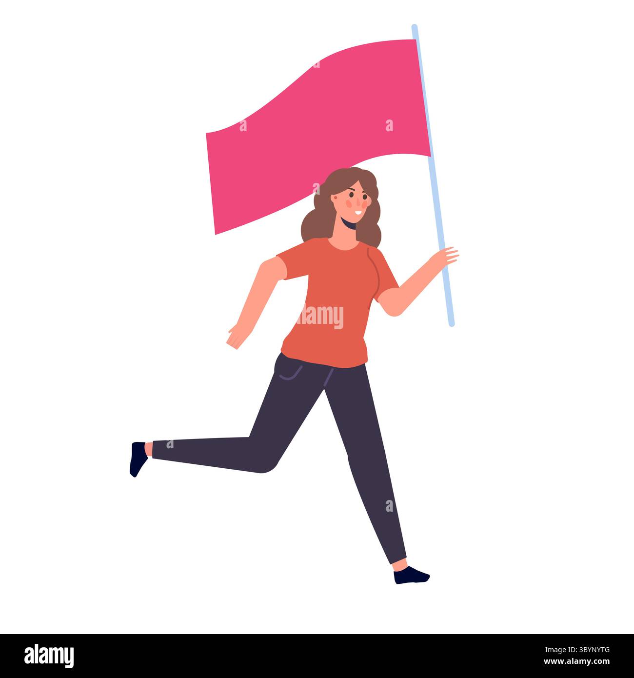 Successful woman vector vectors Cut Out Stock Images & Pictures - Alamy