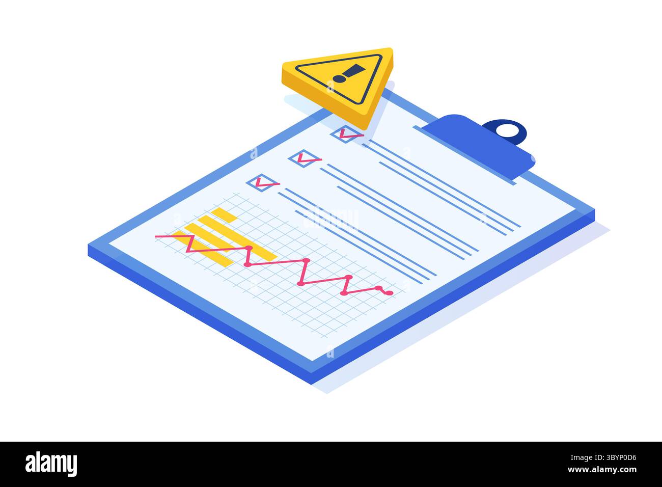 Risk management or assessment concept. Vector isometric illustration Stock Vector Image & Art ...