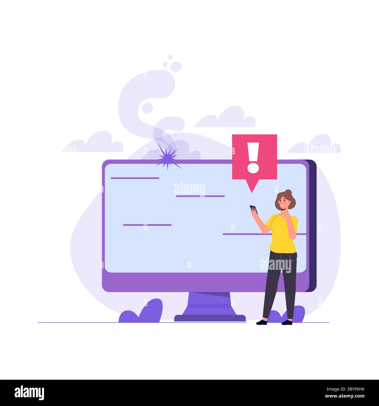 Product defective product testing . Vector illustration Stock Vector ...