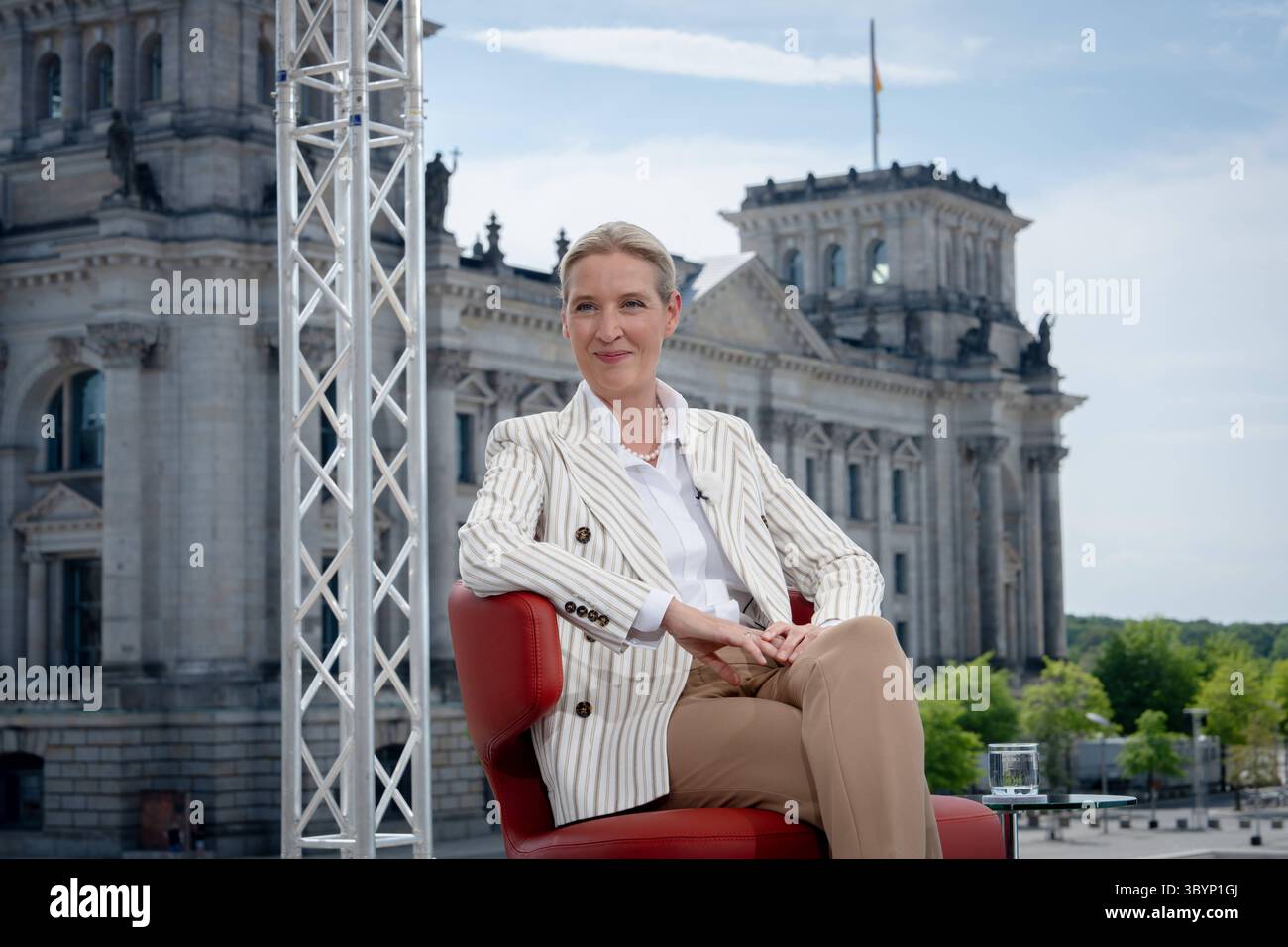ARD-Hauptstadtstudio, Sommerinterview, AfD, Vorsitzende, Alice Weidel ...