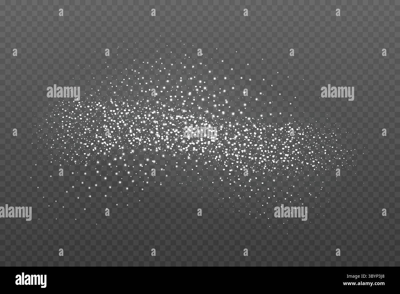 Realistic Powder sugar or salt texture, particles. Vector illustration ...