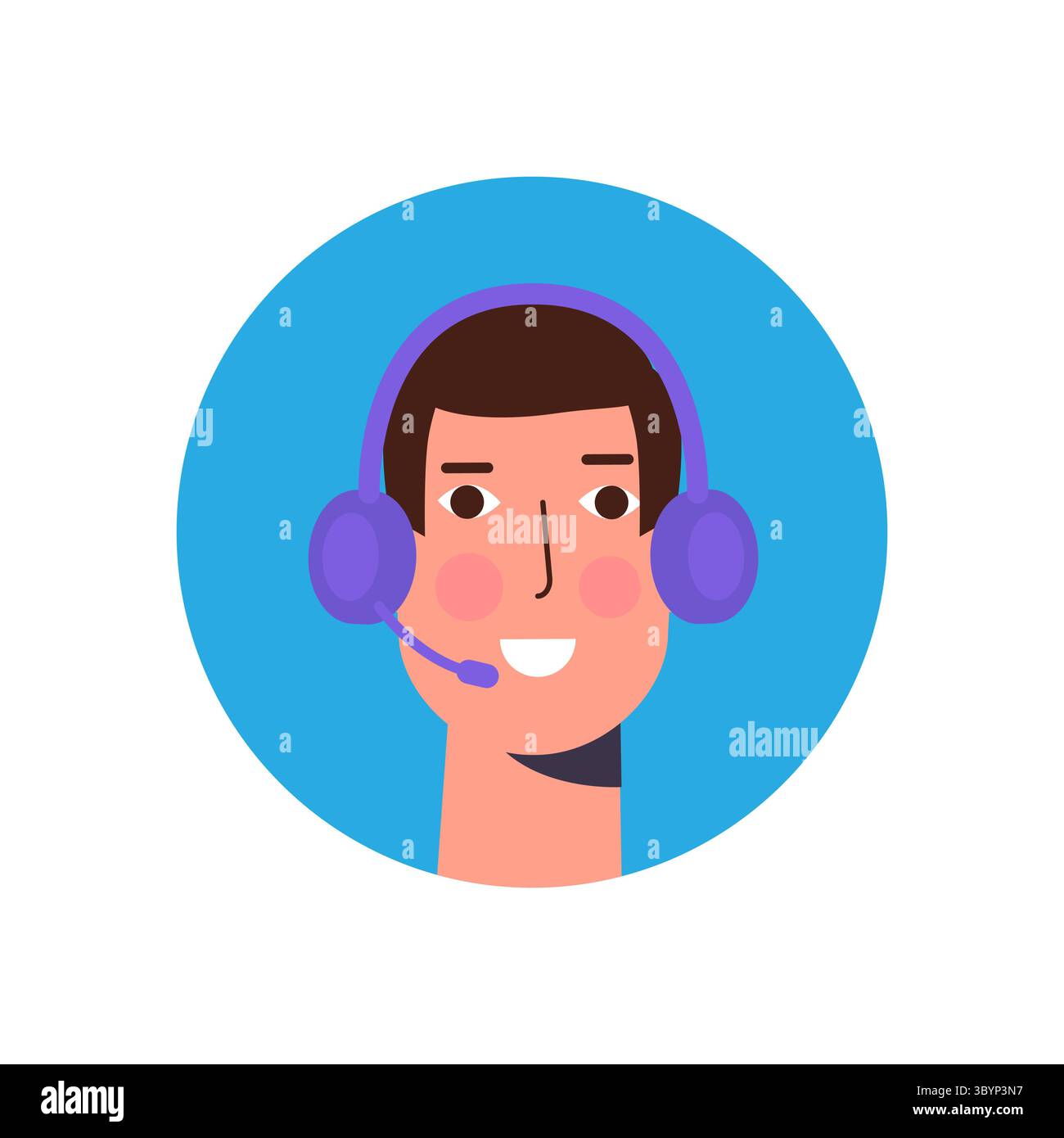 Call center avatar. Аvatar icon. Vector illustration Stock Vector Image ...