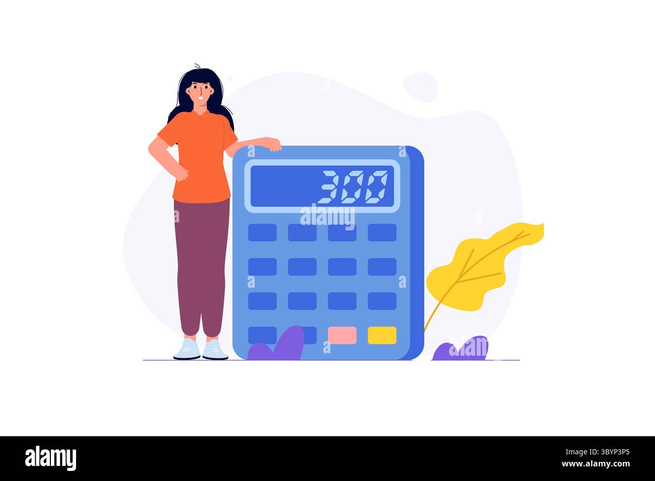 Big calculator icon Stock Vector Images - Alamy