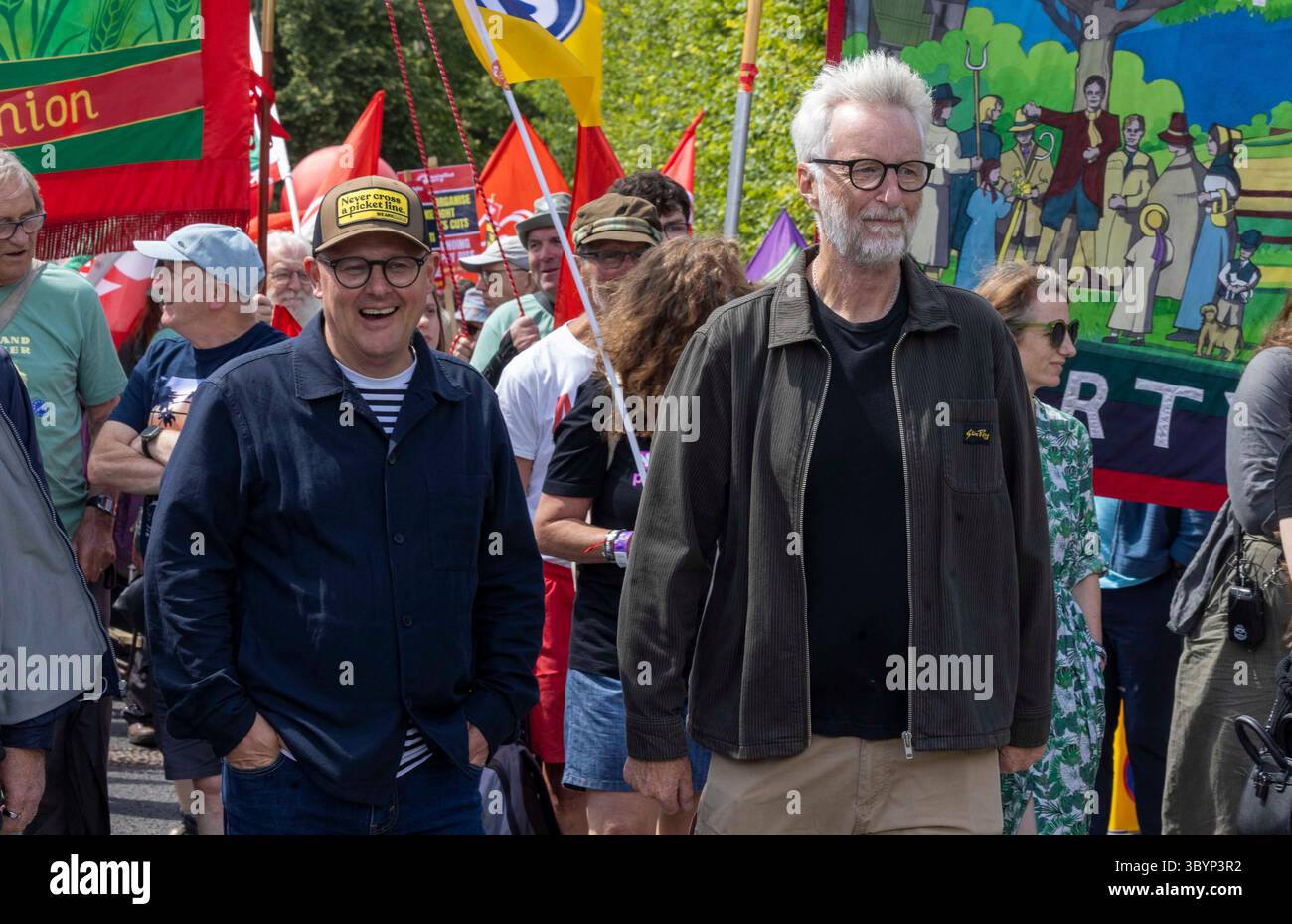 Tolpuddle, Uk. 20 July 2025 Paul Nowak, TUC General Sectretary, and ...