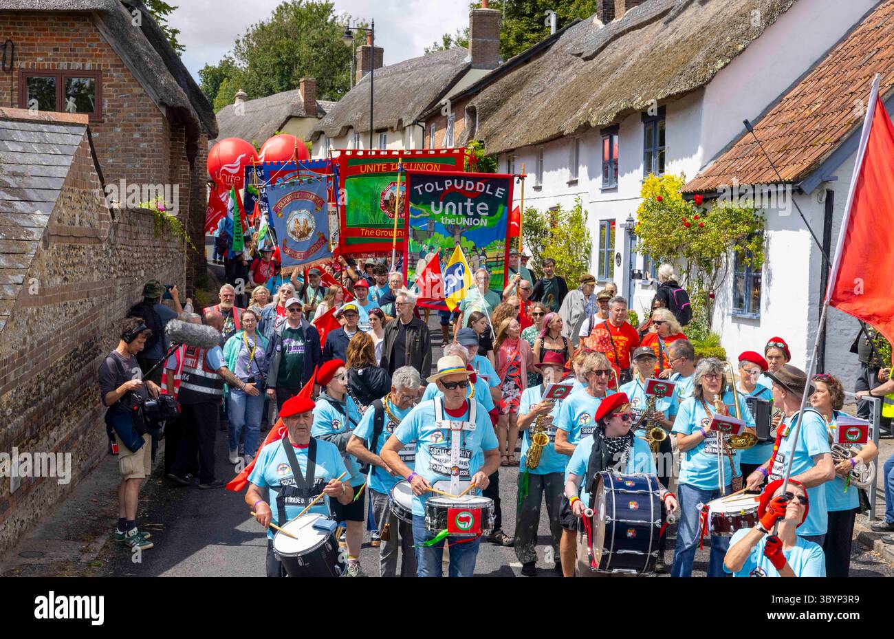 Tolpuddle, UK. 20th July, 2025. Annual Tolpuddle Martyrs festival in ...