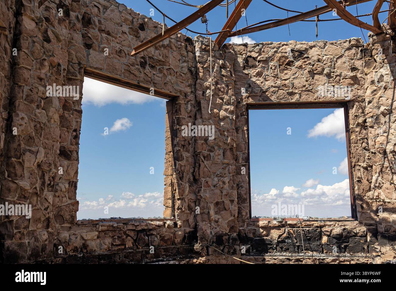 Matt jenkins grand canyon north rim fire damage hi-res stock ...