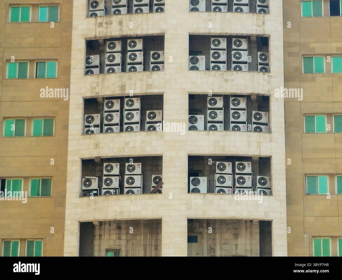 Mecca, Saudi Arabia, June 19 2024: a building in Makkah with a huge ...