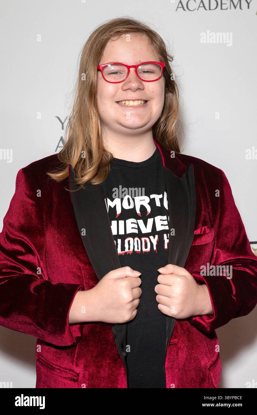 Ryker Overacker bei der Verleihung der 46. Young Artist Academy Awards ...