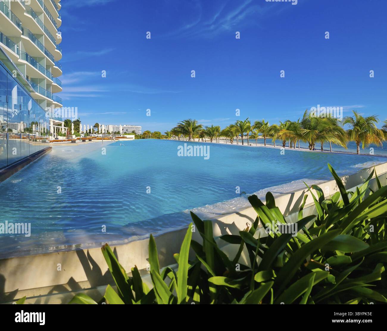 Infinity pool and beach hi-res stock photography and images - Alamy