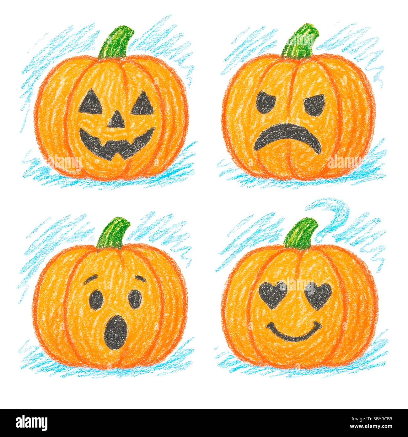 Hand Painted Halloween Clipart – Cute Ghosts, Props & Spooky Objects in ...
