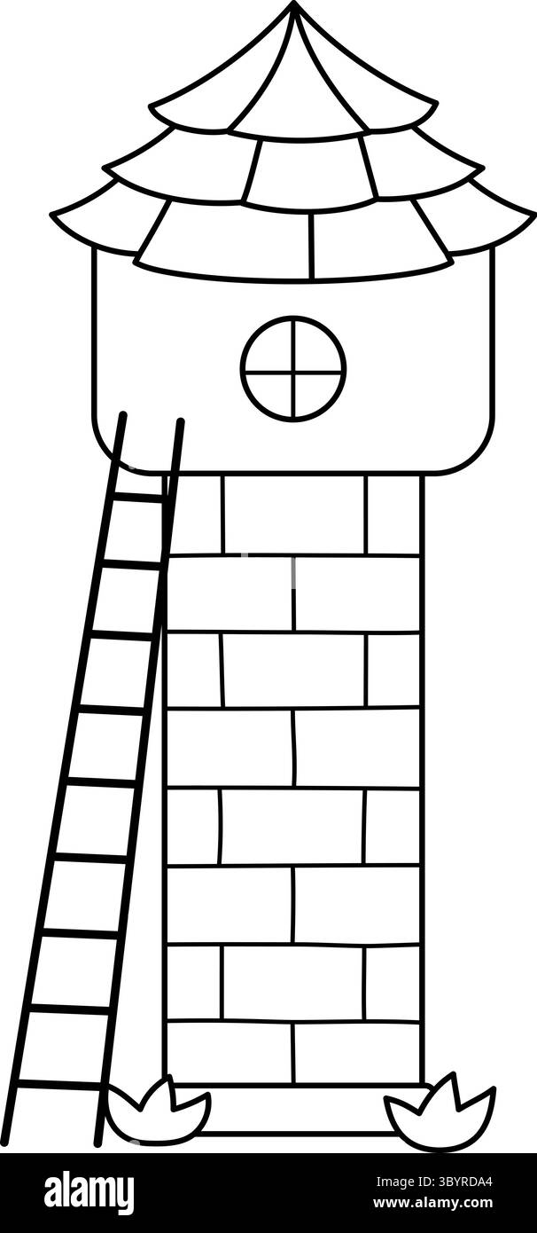 Ladder into world Black and White Stock Photos & Images - Alamy