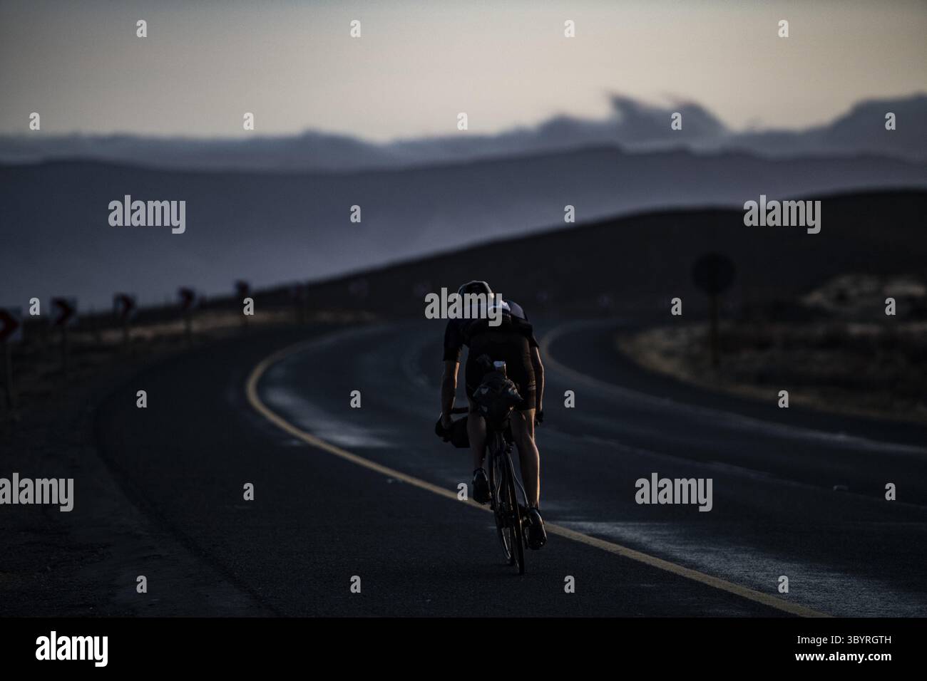 Extreme athlete Jonas Deichmann in 2019 during his Cape to Cape world ...