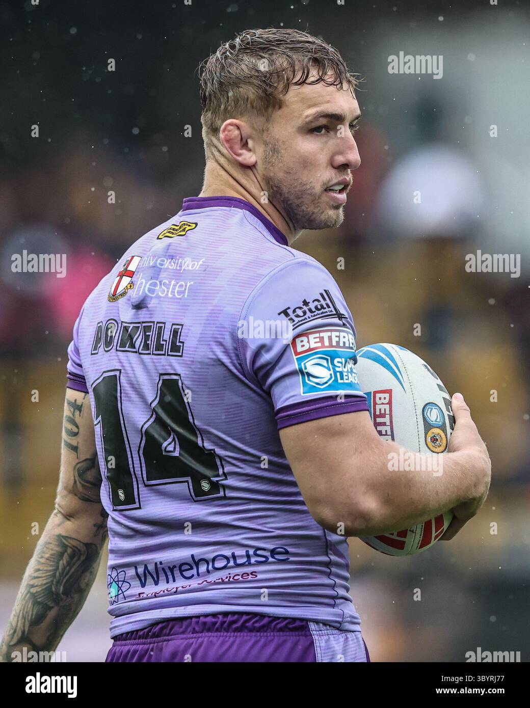 Sam Powell of Warrington Wolves during the Betfred Super League round ...