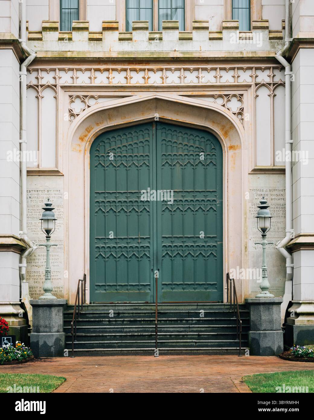 Door of Louisianas Old State Capitol, in Baton Rouge, Louisiana Stock ...