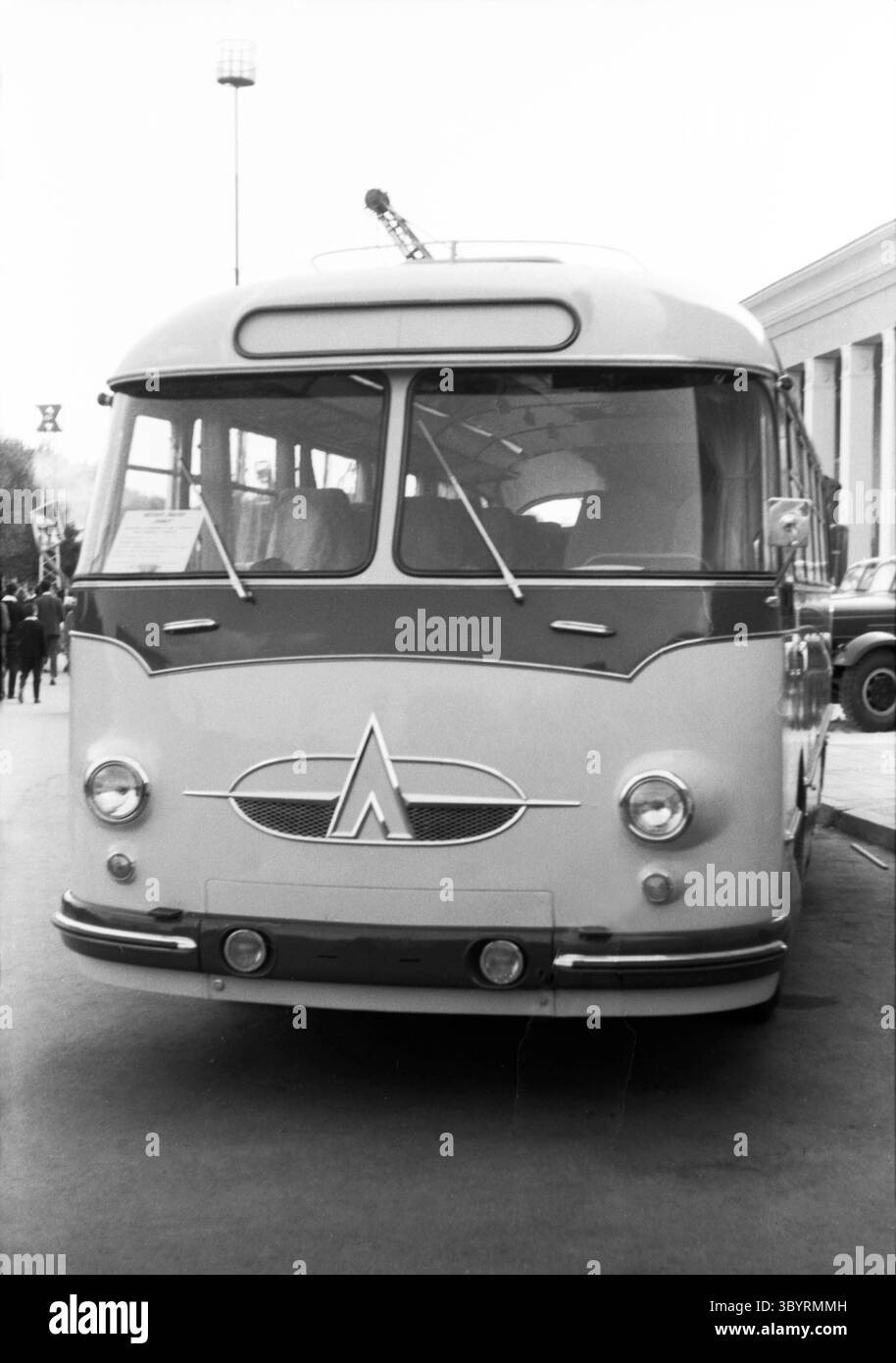 Bus LAZ-697 presented at the International Plovdiv Fair, Bulgaria, 1963 ...