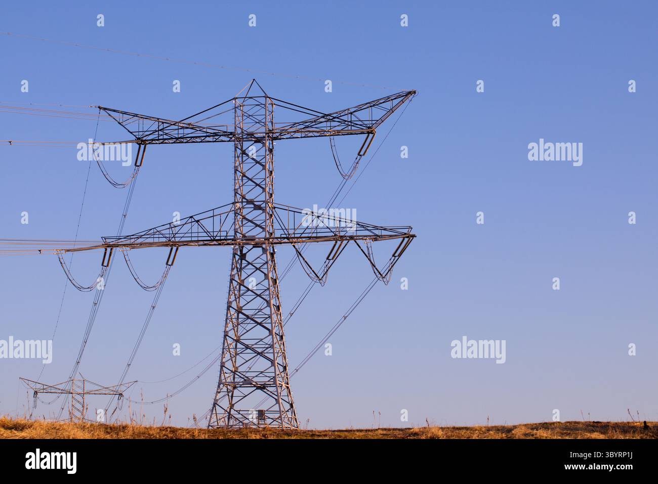Aerial shot transmission towers hi-res stock photography and images - Alamy