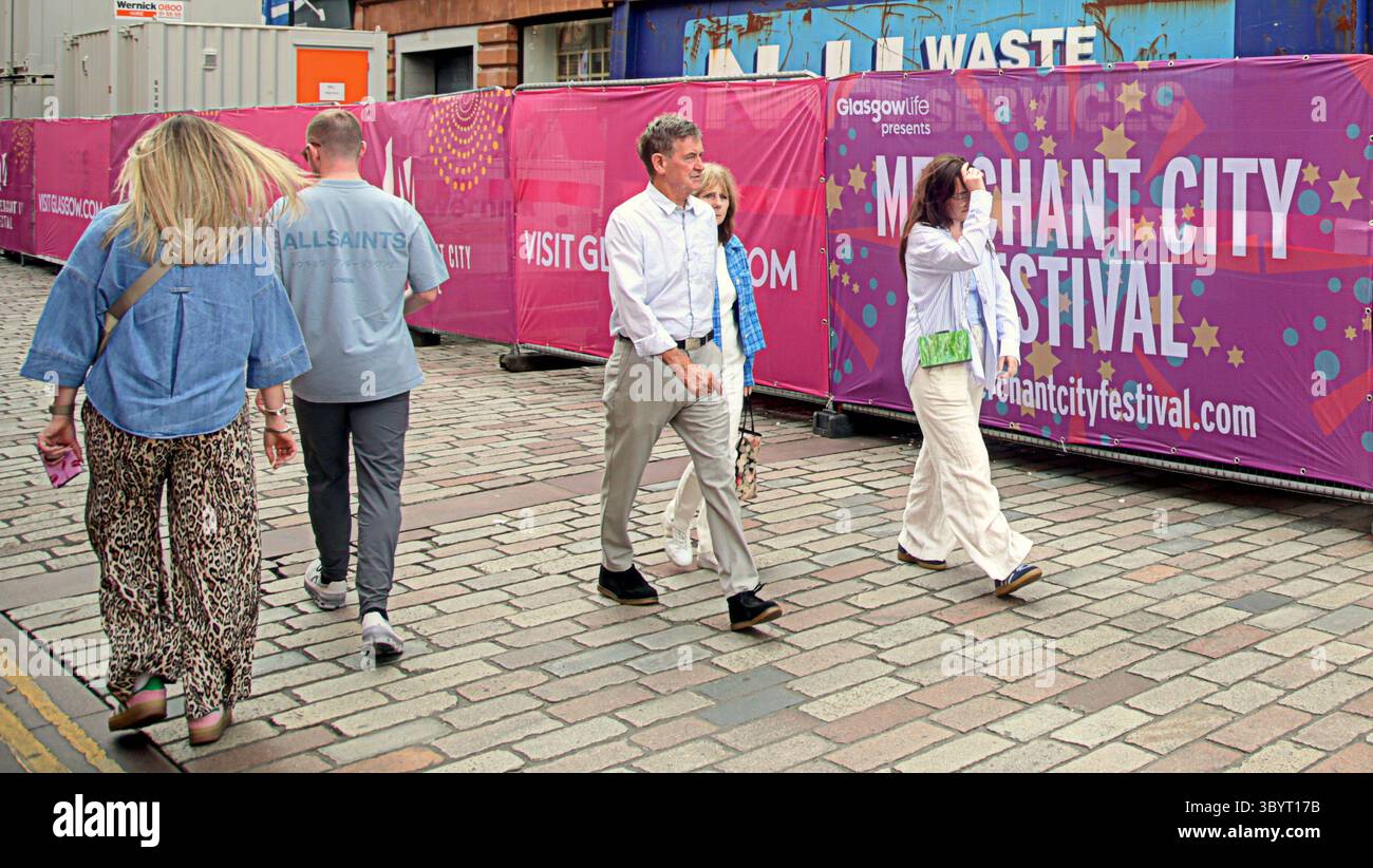 Glasgow, Scotland, UK. 20th July, 2025. UK Weather: Sunny weather despite with the promise of ...