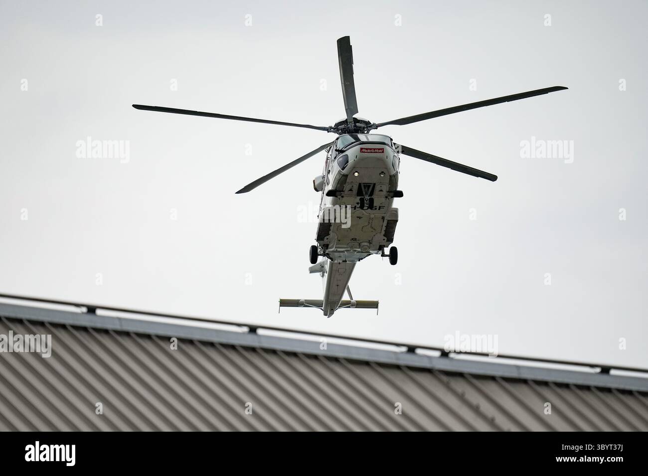 Rotterdam, Netherlands. 20th July, 2025. Rotterdam - Helicopter during ...