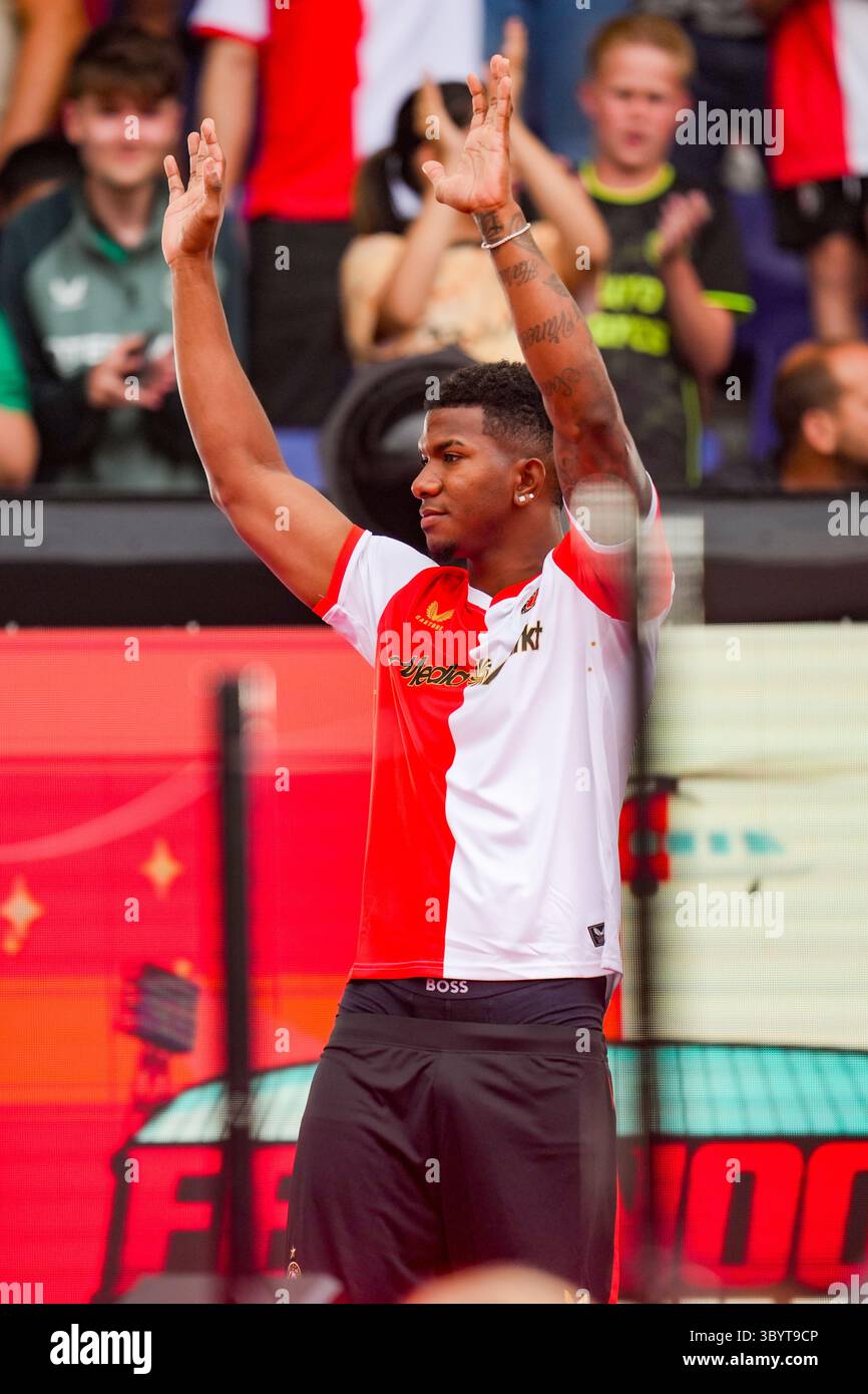 Rotterdam - Jeyland Mitchell of Feyenoord during the Feyenoord Festival ...