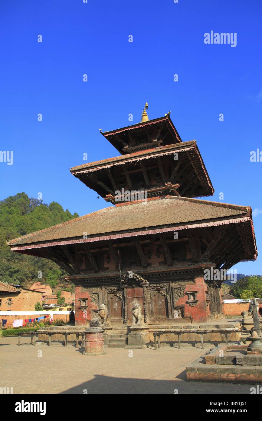 Panauti is one of the oldest towns in Nepal, Nepal Stock Photo - Alamy