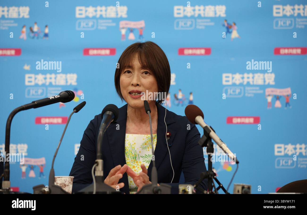 Tomoko Tamura, Chairperson of the Japanese Communist Party (JCP ...