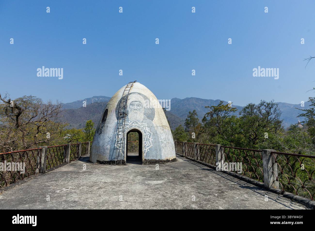 The Beatles Ashram in Rishikesh Stock Photo - Alamy