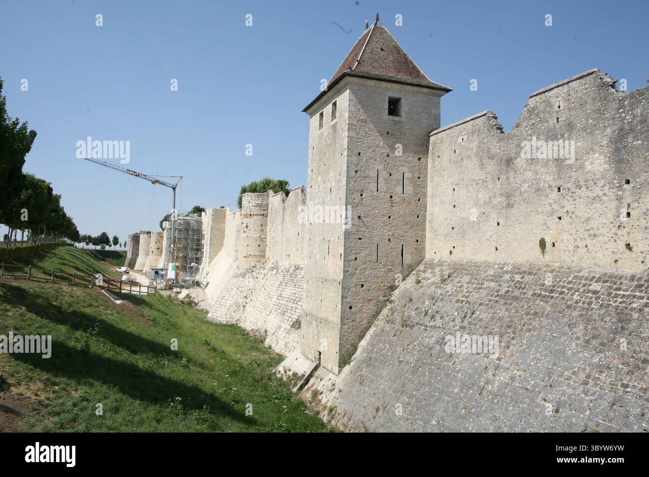 Ramparts of the medieval city of Provins world heritage site Remparts ...