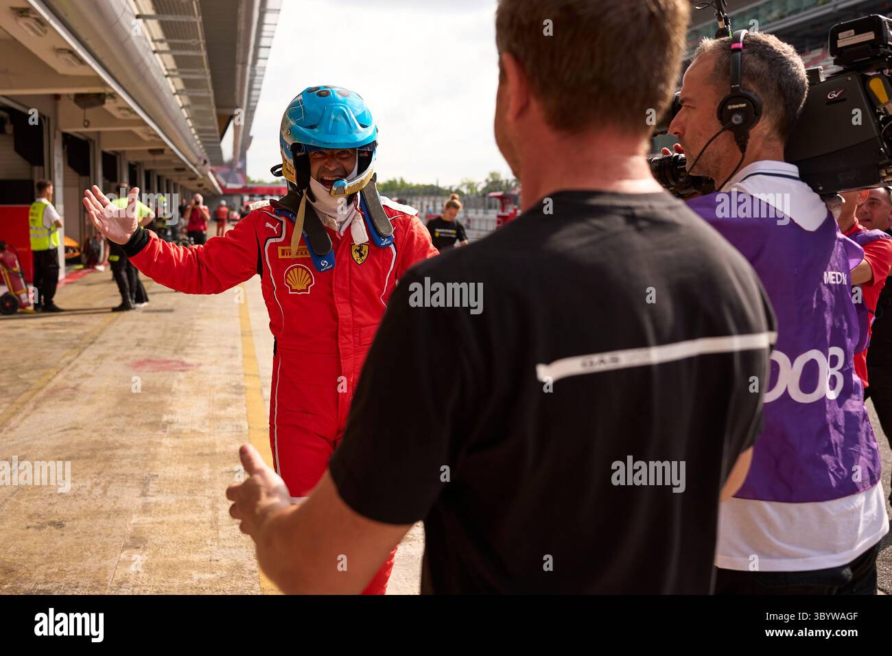 BARCELONA, SPAIN - JULY 20: Zois Skrimpias of Greece and (147) Ineco - Reparto Corse RAM ...