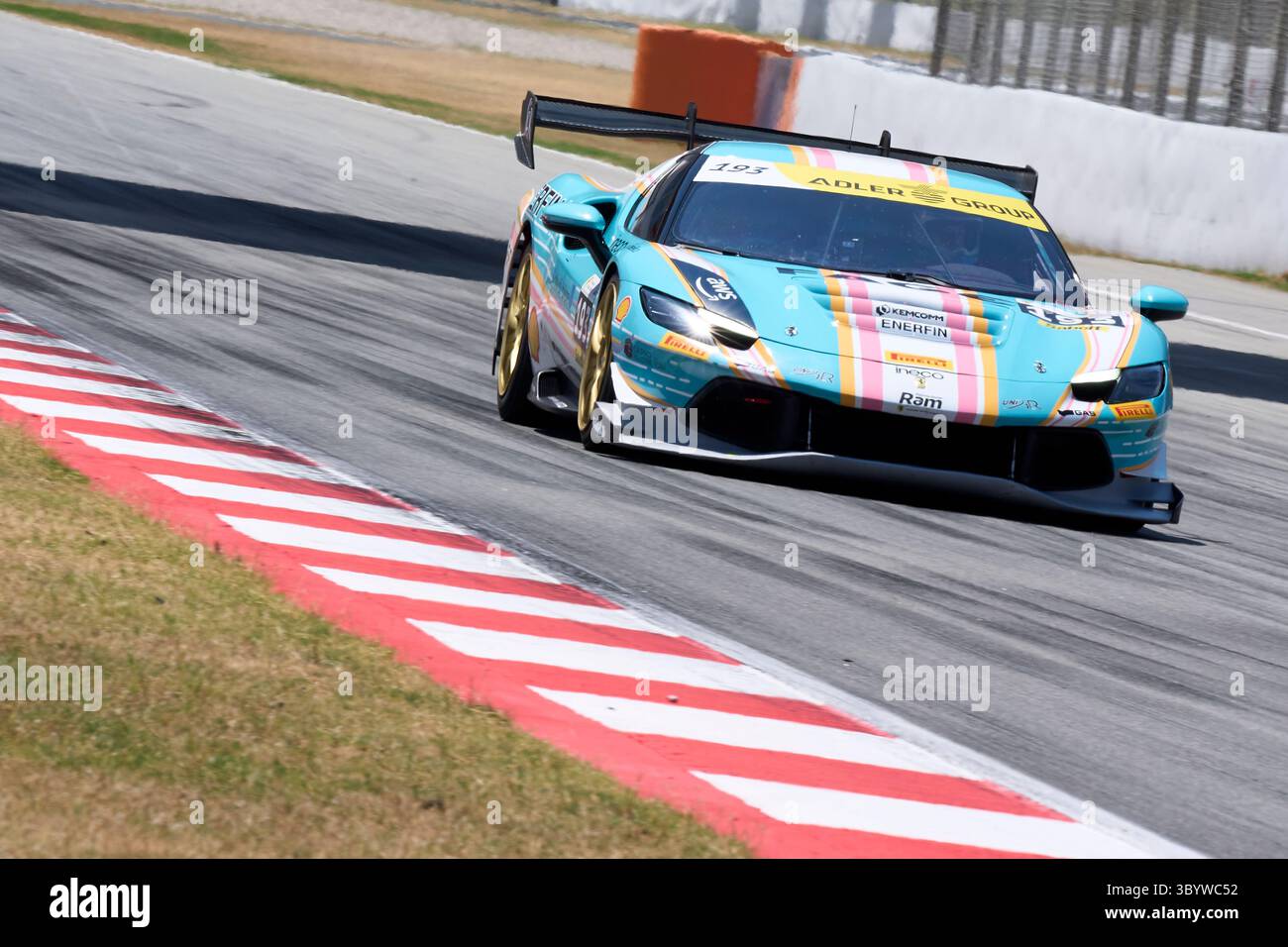 BARCELONA, SPAIN - JULY 20: Manuela Gostner of Italy and (193) Ineco - Reparto Corse RAM drives ...