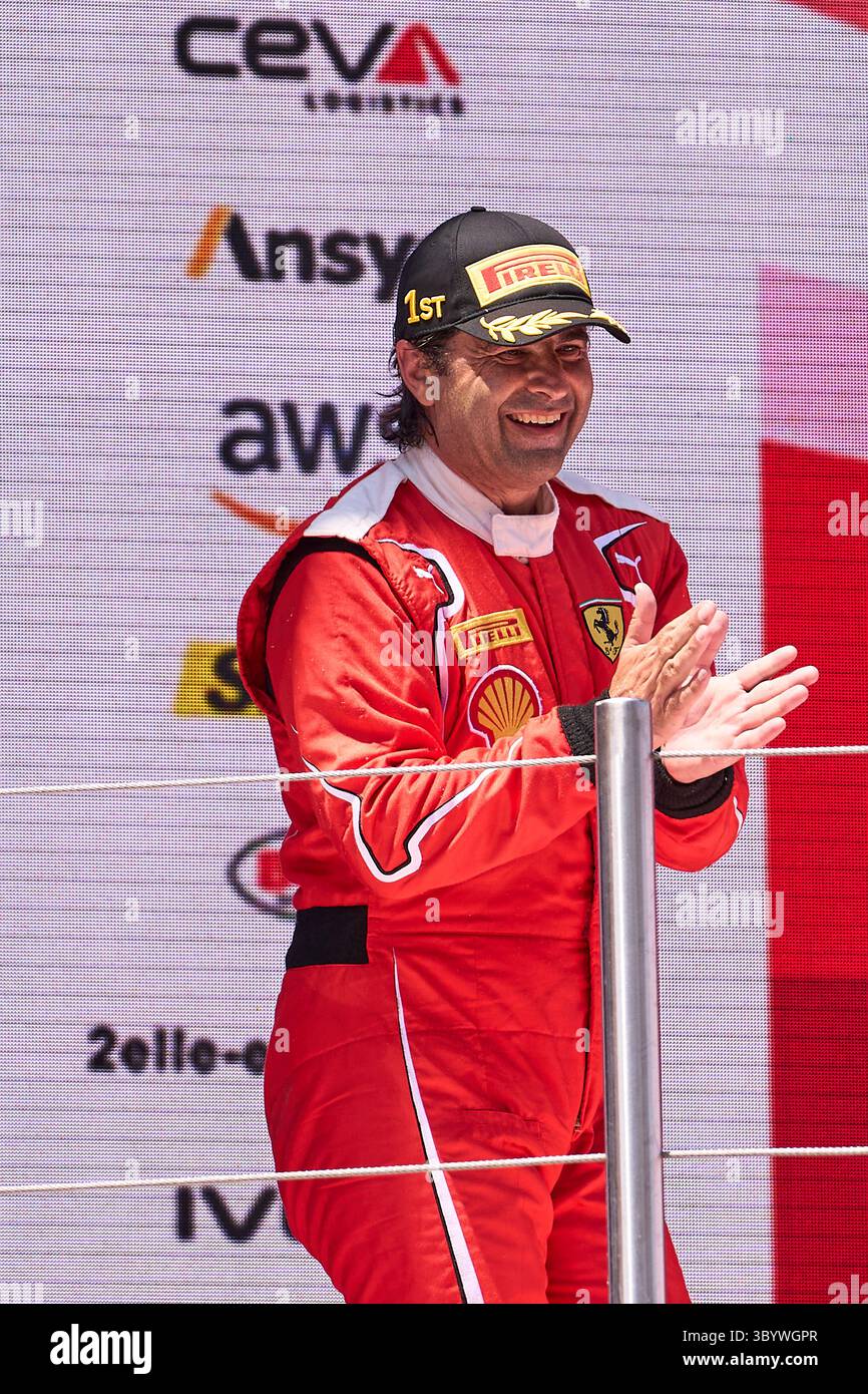 BARCELONA, SPAIN - JULY 20: Zois Skrimpias of Greece and (147) Ineco - Reparto Corse RAM ...