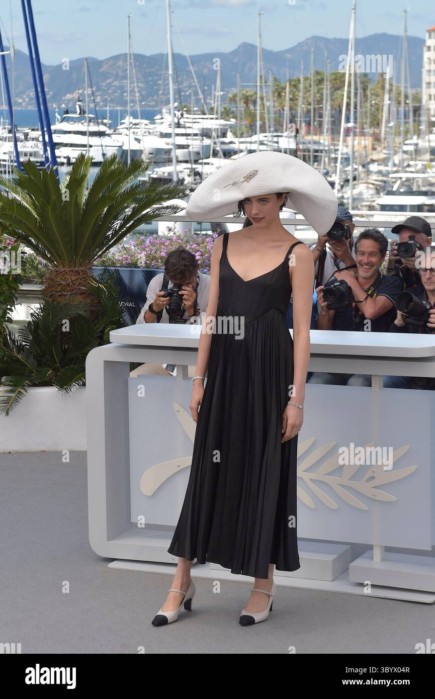 American actress Margaret Qualley at Cannes Film Festival 2024. Kinds ...