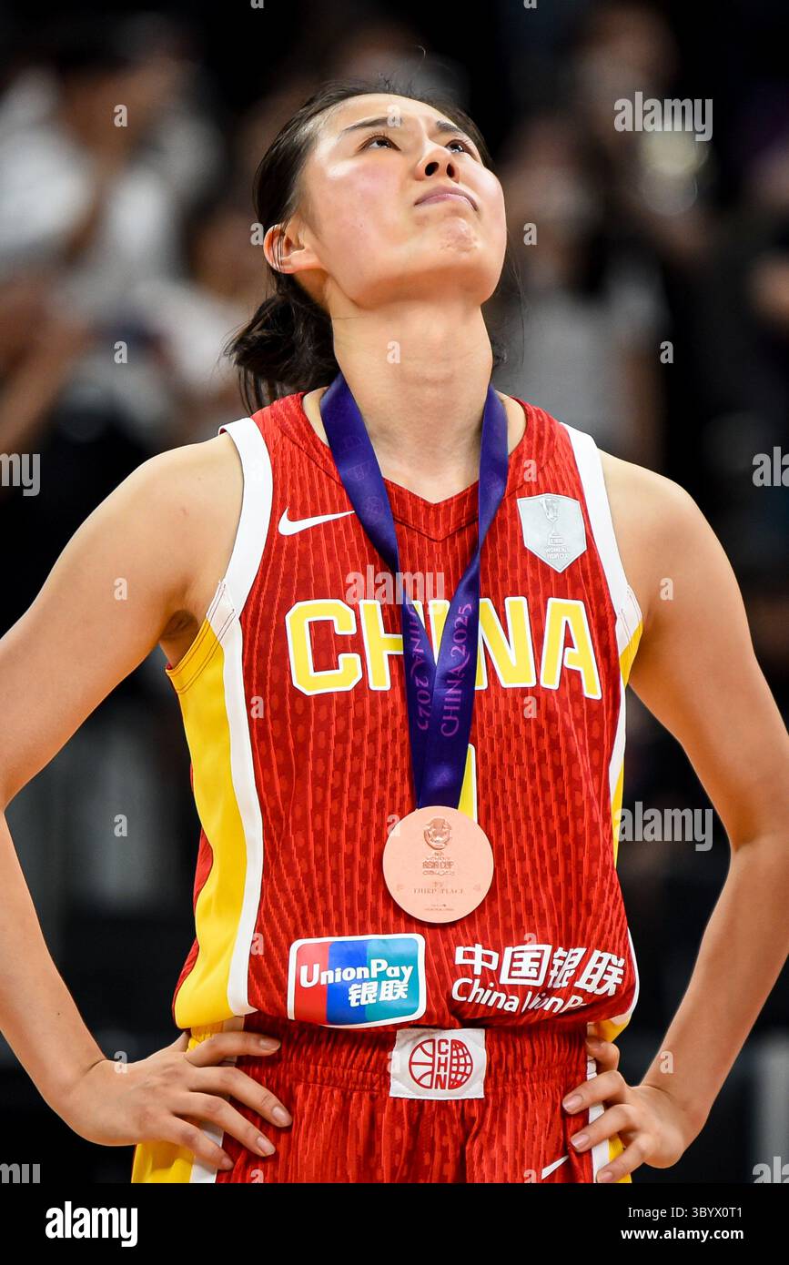 Shenzhen, China PR. 20 July, 2025. Wang Siyu #1 of China during the ...