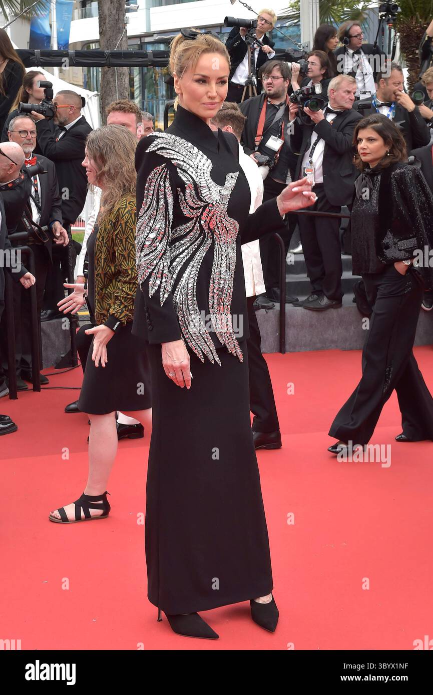 Slovak model and actress Adriana Karembeu at Cannes Film Festival 2024 ...