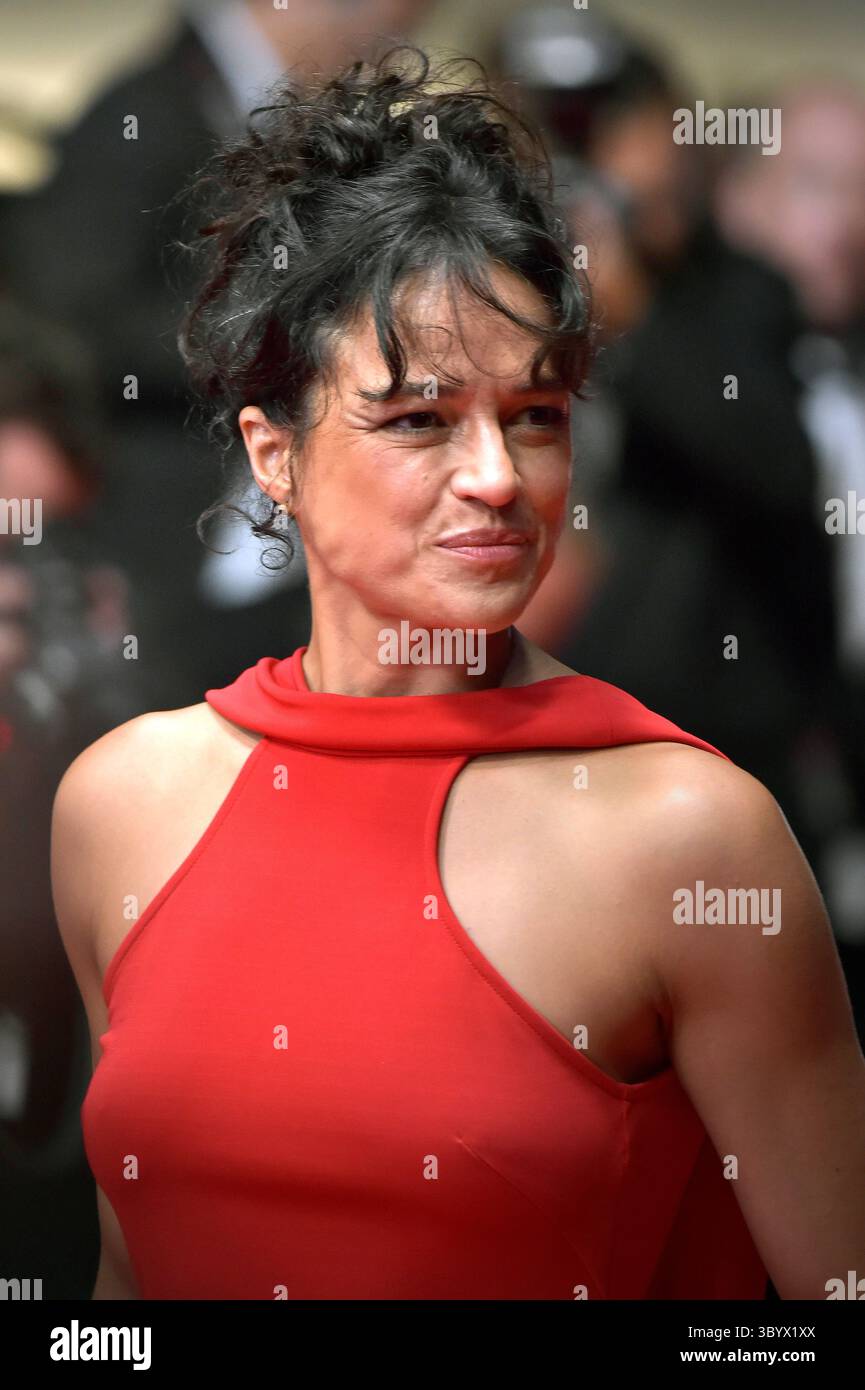 American actress Michelle Rodriguez at Cannes Film Festival 2024. The ...