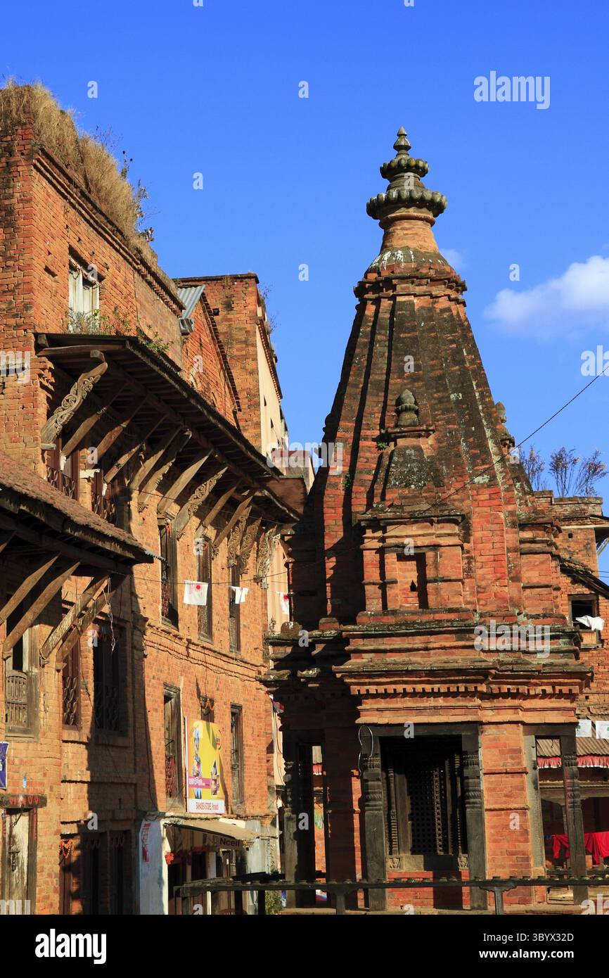 Panauti is one of the oldest towns in Nepal, Nepal Stock Photo - Alamy