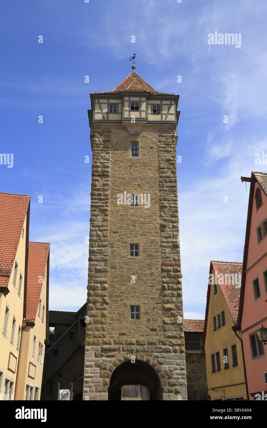 Roeder Gate in Rothenburg ob der Tauber, Bavaria, Germany, Rothenburg ...