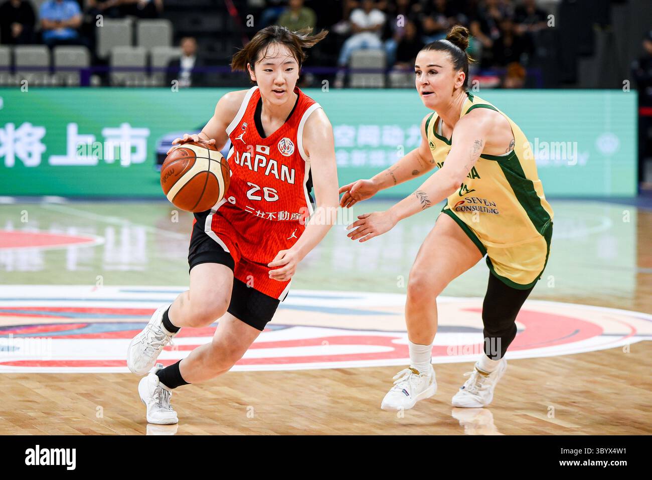 Shenzhen, China PR. 20 July, 2025. Tanaka Kokoro #26 of Japan during the 2025 FIBA Women's Asia ...