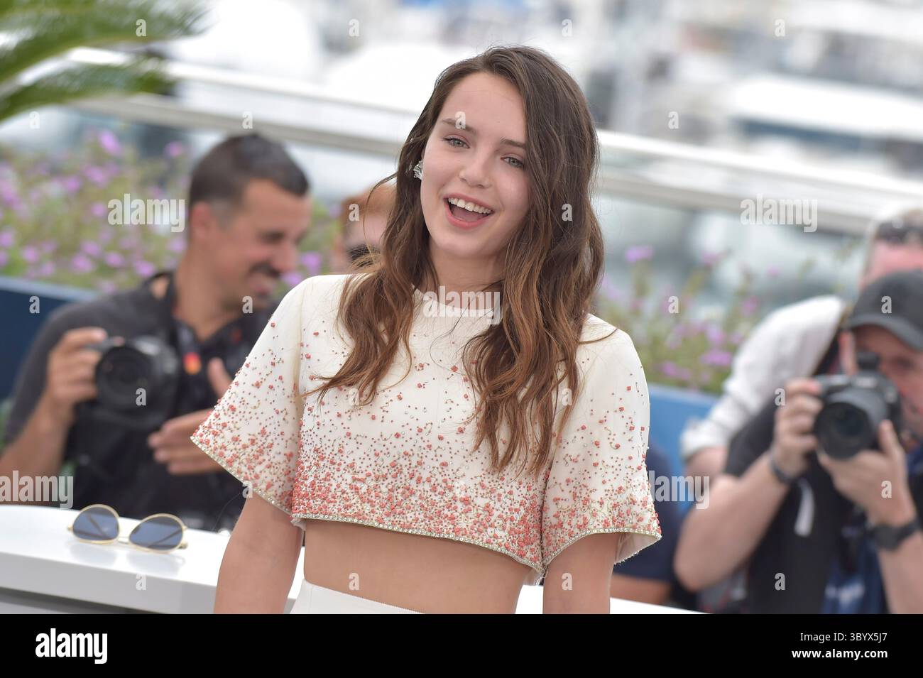 French actress Mallory Wanecque at Cannes Film Festival 2024. L'Amour ...