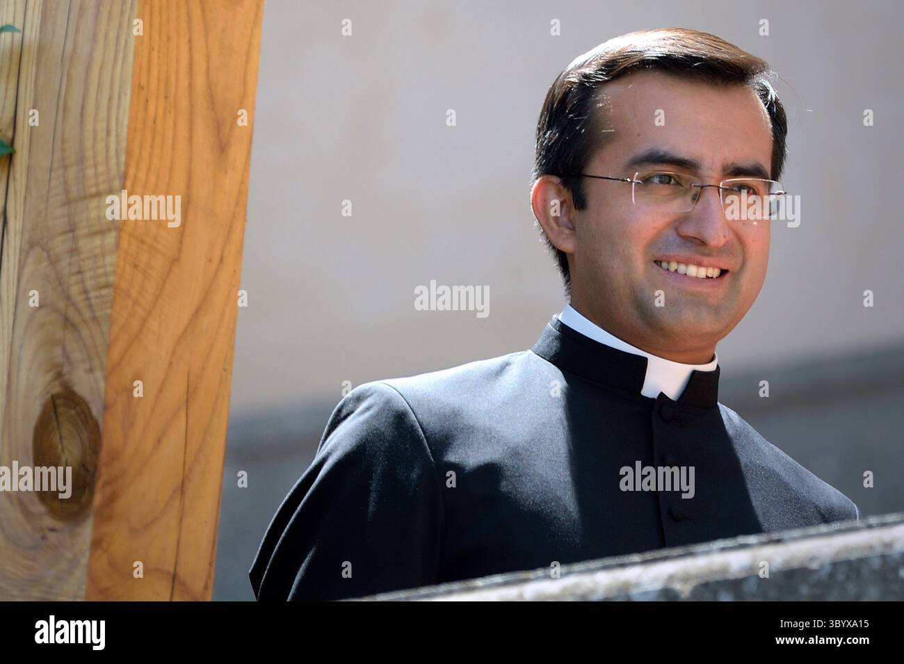 ROME, ITALY - JULY 20: Padre Edgard Iván Rimaycuna Inga.Pope Leo XIV ...