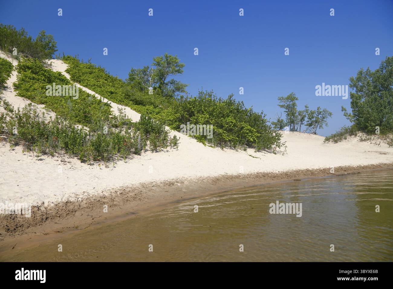 Dunes at Sandbanks Provincial Park, Prince Edward County, Lake Ontario, Province of Ontario ...