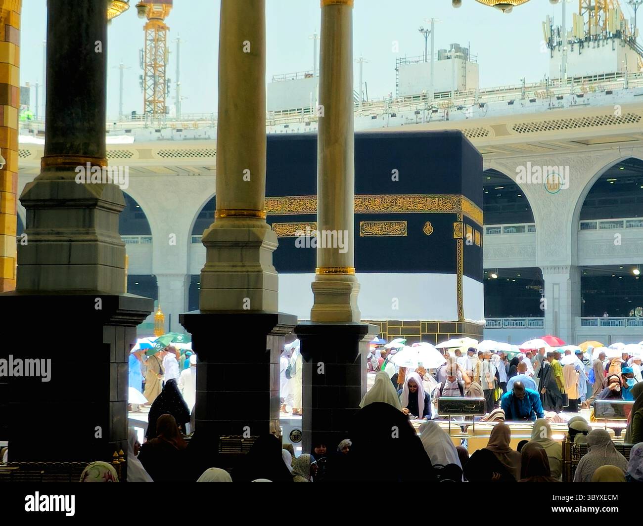 Mecca, Saudi Arabia, June 20 2024: The interior of The great grand ...
