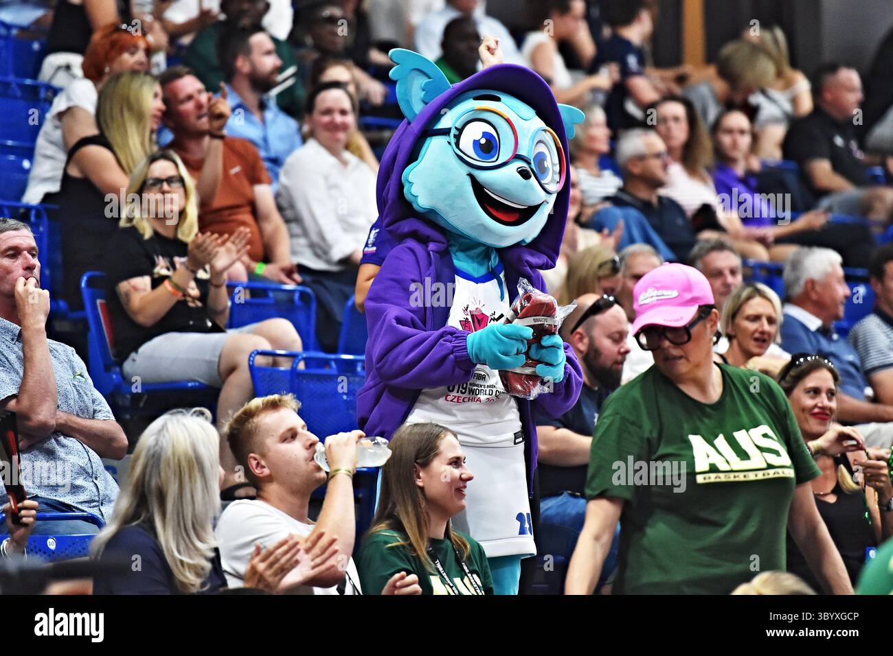 Mascot of championship is seen during USA vs Australia, final match of ...